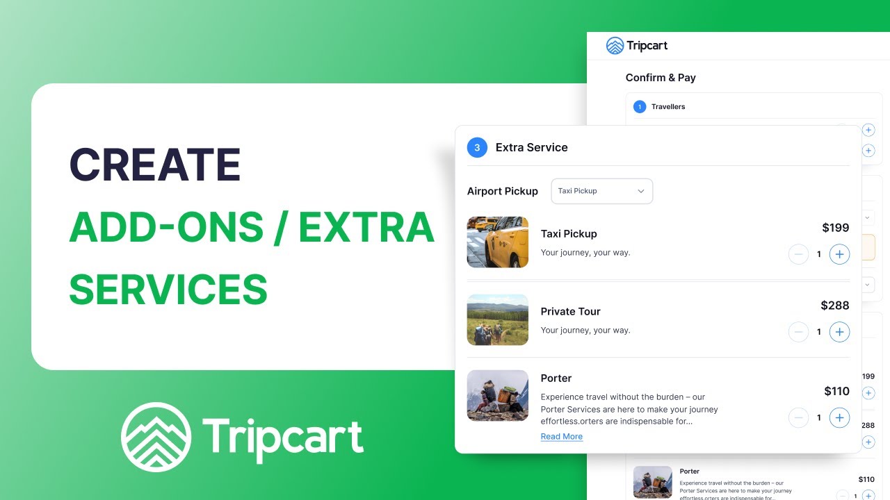 How to Create Add-ons / Extra Services using Tripcart
