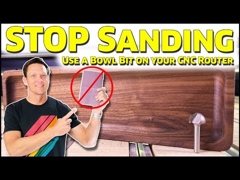 SUPER Smooth: Use Bowl Bits on YOUR CNC Router - CNC Tutorial