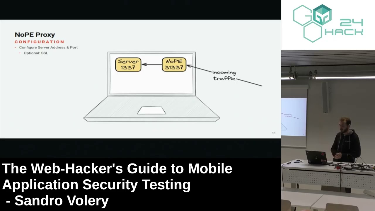 The Web-Hacker's Guide to Mobile Application Security -Testing- Sandro Volery