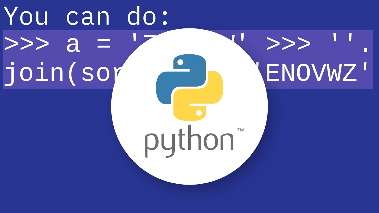 How to sort the letters in a string alphabetically in Python