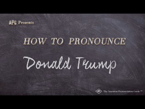 How to Pronounce Donald Trump (Real Life Examples!)