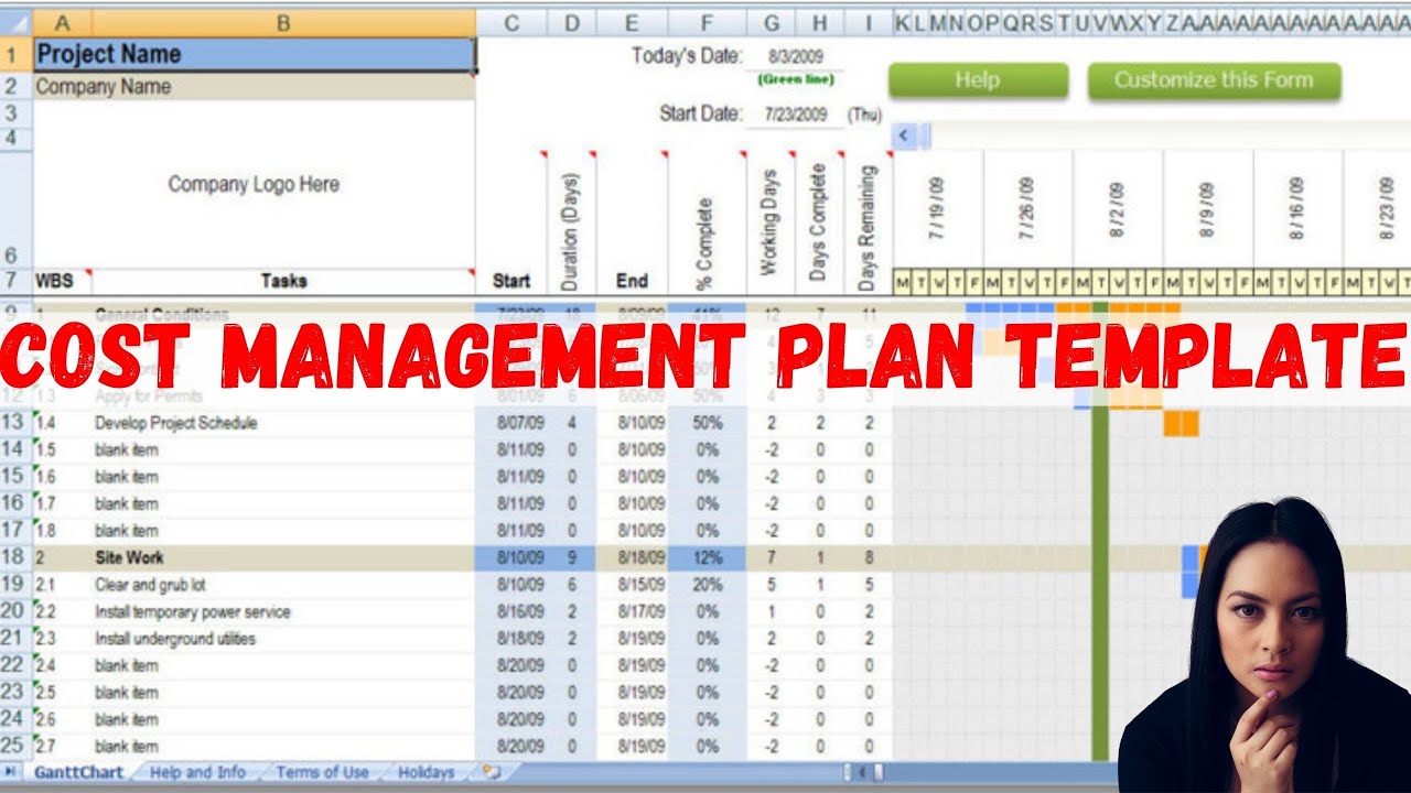 Cost Management Plan Template