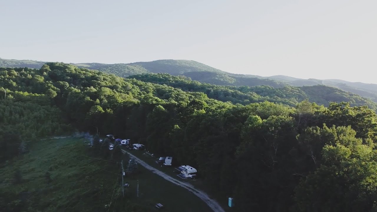 Creeper Trail Campground in Whitetop Virginia