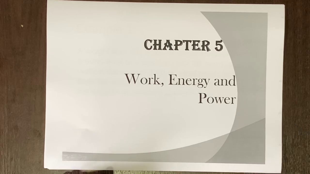 Work, Energy and Power | Part 1 | Physics