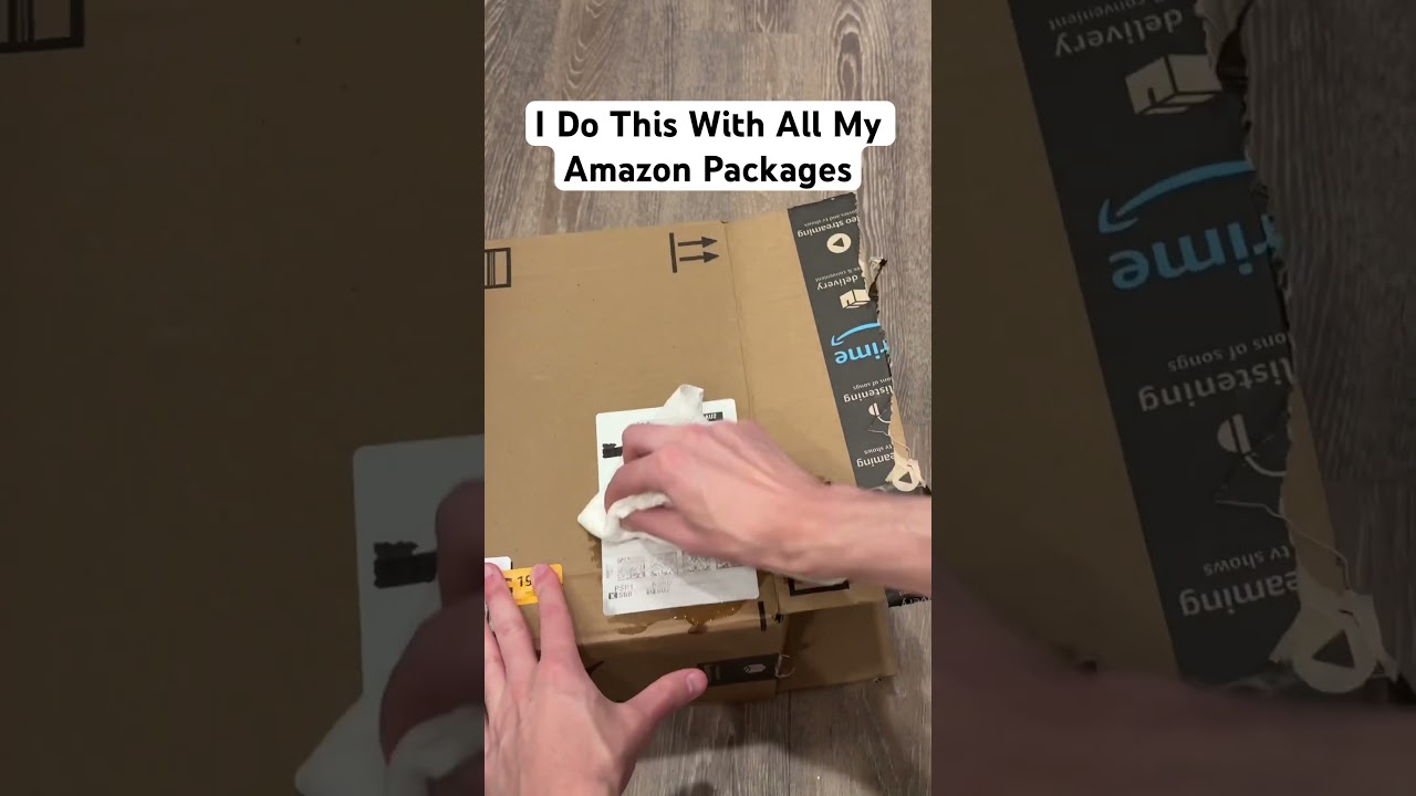 I Do This With All My Amazon Packages #amazon #packages #hack