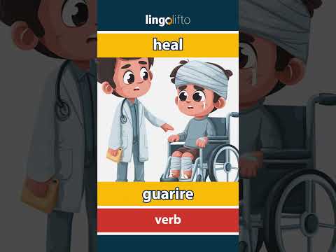 🇬🇧🇮🇹 heal - guarire : learn English : impariamo l'inglese : vocabulary builder