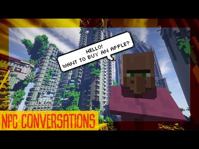 Custom NPC conversations for Minecraft 1.12 | Skyball Minecraft Map