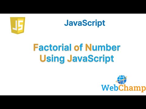 JavaScript Tutorial: Calculating the Factorial of a Given Number