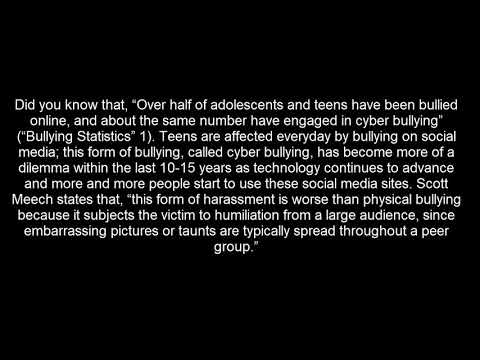Cyber Bullying