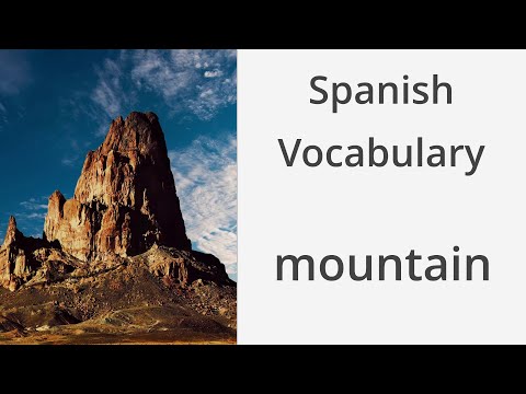 How to say "Mountain" in Spanish