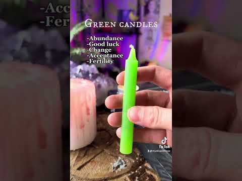 Coloured candles and their magickal correspondences