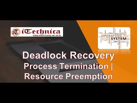 38. Deadlock Recovery in OS | Process Termination | Resource Preemption