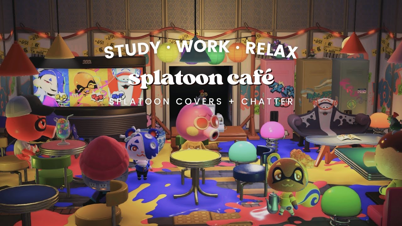 Splatoon Café 🦑 1 Hour Splatoon Covers No Mid Ads 🐙 Chatter | Study Music | Work Aid