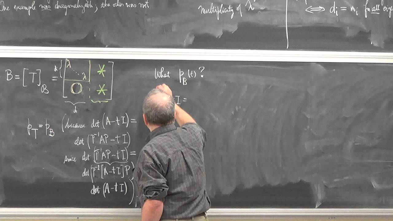 Shifrin Math 3510 Day49: Eigenvalues and eigenvectors