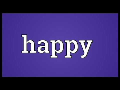 Happy Meaning