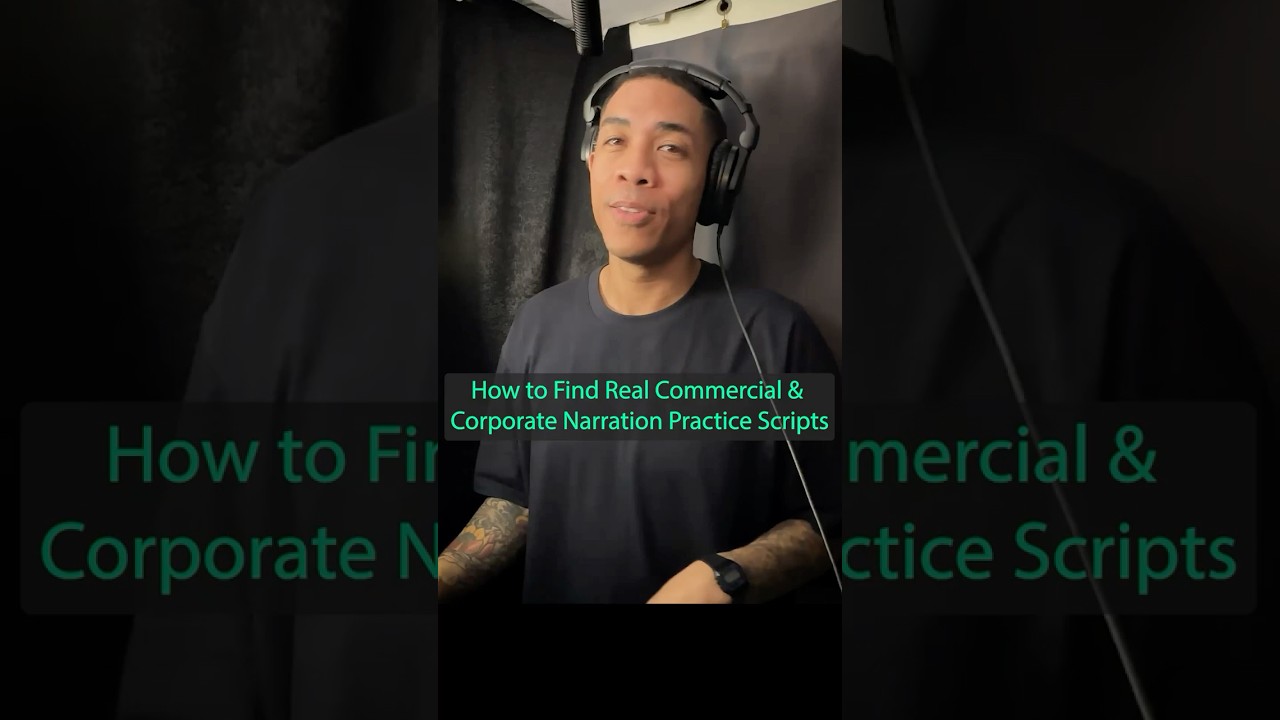 Where to Find Real Voiceover Practice Scripts