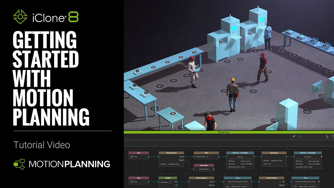 Getting Started with Motion Planning | iClone 8 Tutorial