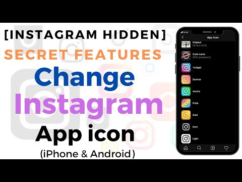 How to Change Instagram App Icon (iPhone & Android) - Instagram Hidden 2020