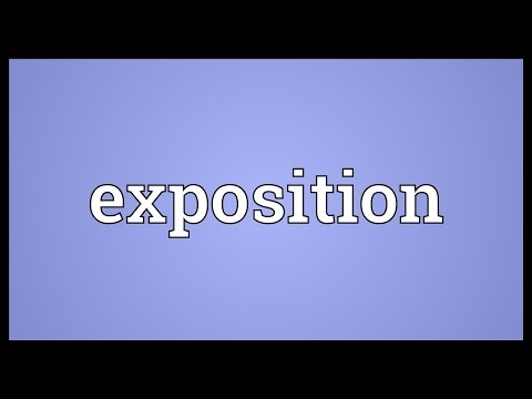 Exposition Meaning
