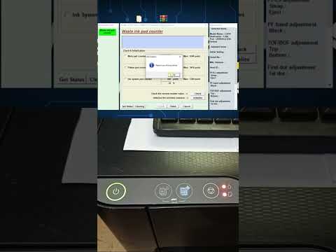 Reset Epson L3210 ink pad needs service #download #resetter #l3210 #printer tutorials #shorts