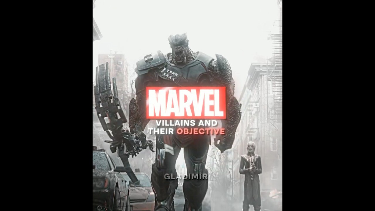 Marvel Villains & Their Objectives/Goals | washing machine heart #edit #marvel #viral