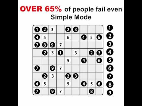 Classic Sudoku | Brain Game | IQ Test | Logic Game | Daily Challenge | Sudoku Puzzle