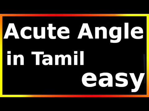 acute angle meaning in tamil