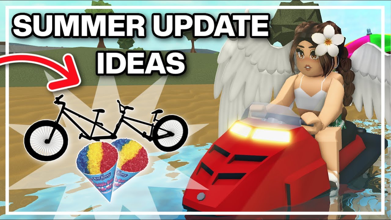 BLOXBURG SUMMER UPDATE IDEAS *FACECAM*