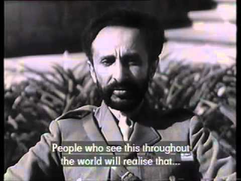 Emperor Haile Selassie I Speaks In English
