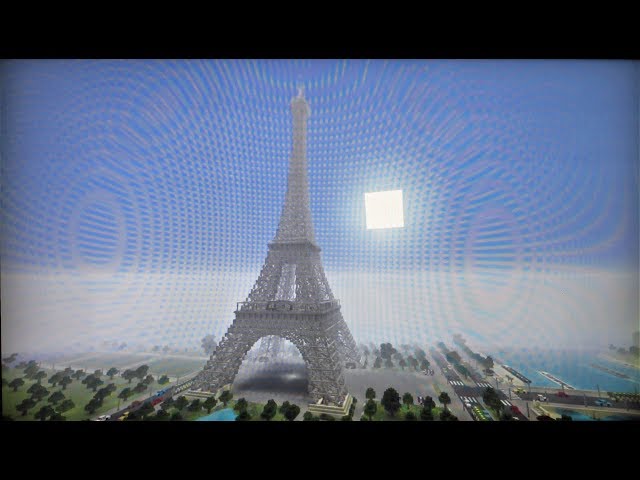 la tour eiffel sur minecraft Minecraft Map