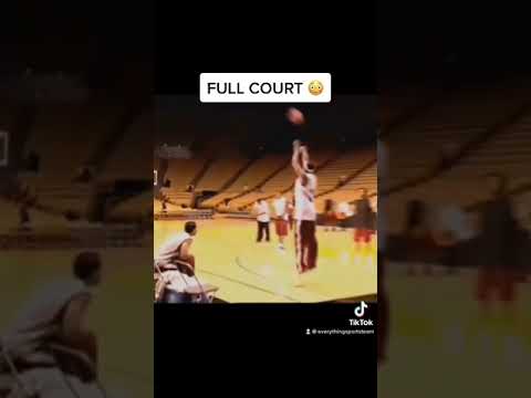 LeBron's Half Court / Full Court Shots 😨#short
