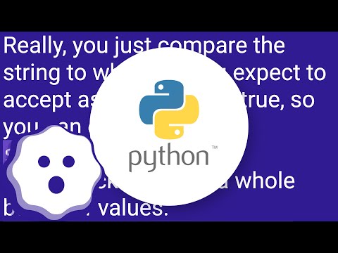 Converting from a string to boolean in Python