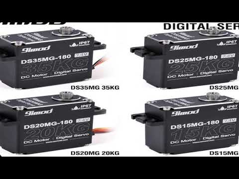 9imod Servo 15KG 20KG 25KG 35KG Waterproof Servo Motor Metal Gear Servo for Arduino Traxxa