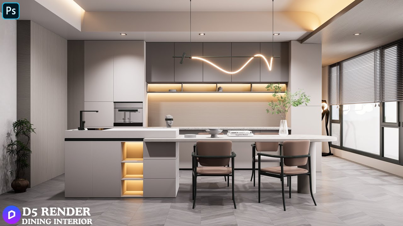 Interior Design in D5 Render | Complete Step-by-Step Tutorial for Beginners