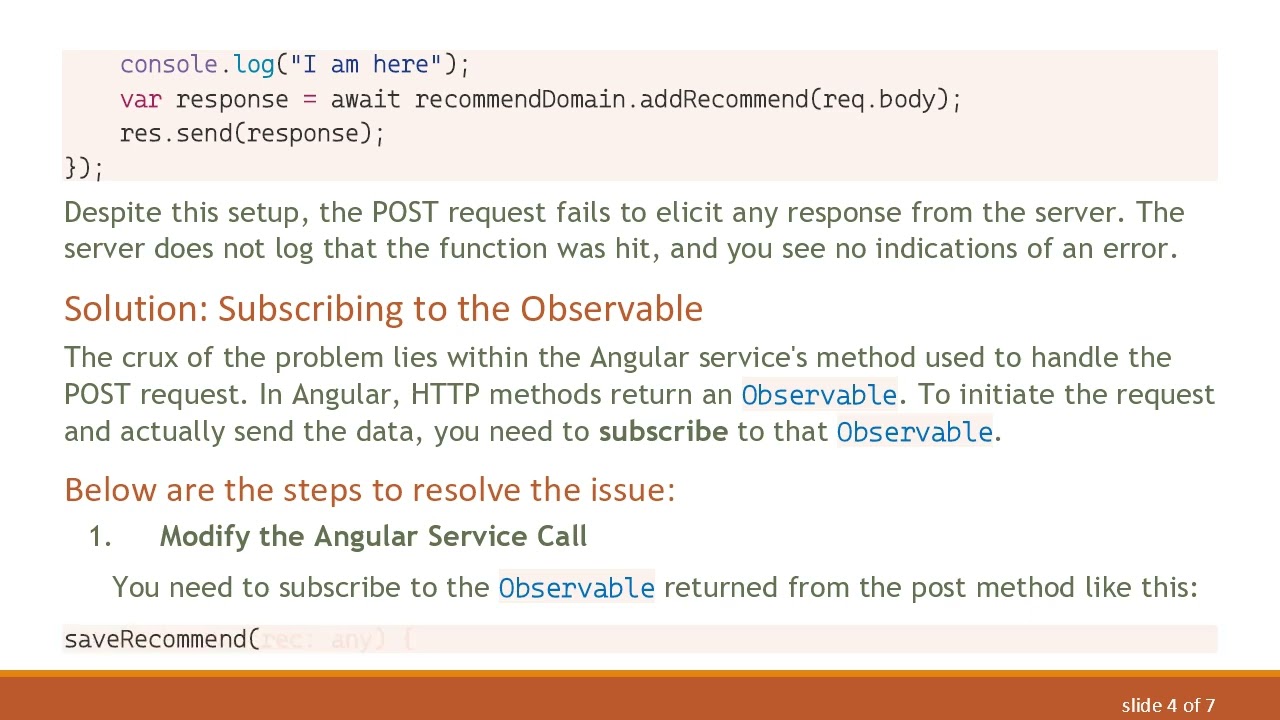 Resolving Node/Express App Not Responding to POST Method