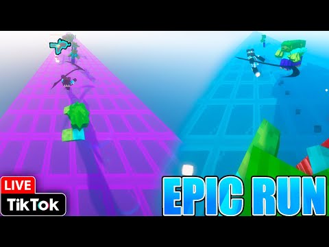 EPIC RUN MINECRAFT INTERACTIVE GAME | TIKTOK AND TWITCH