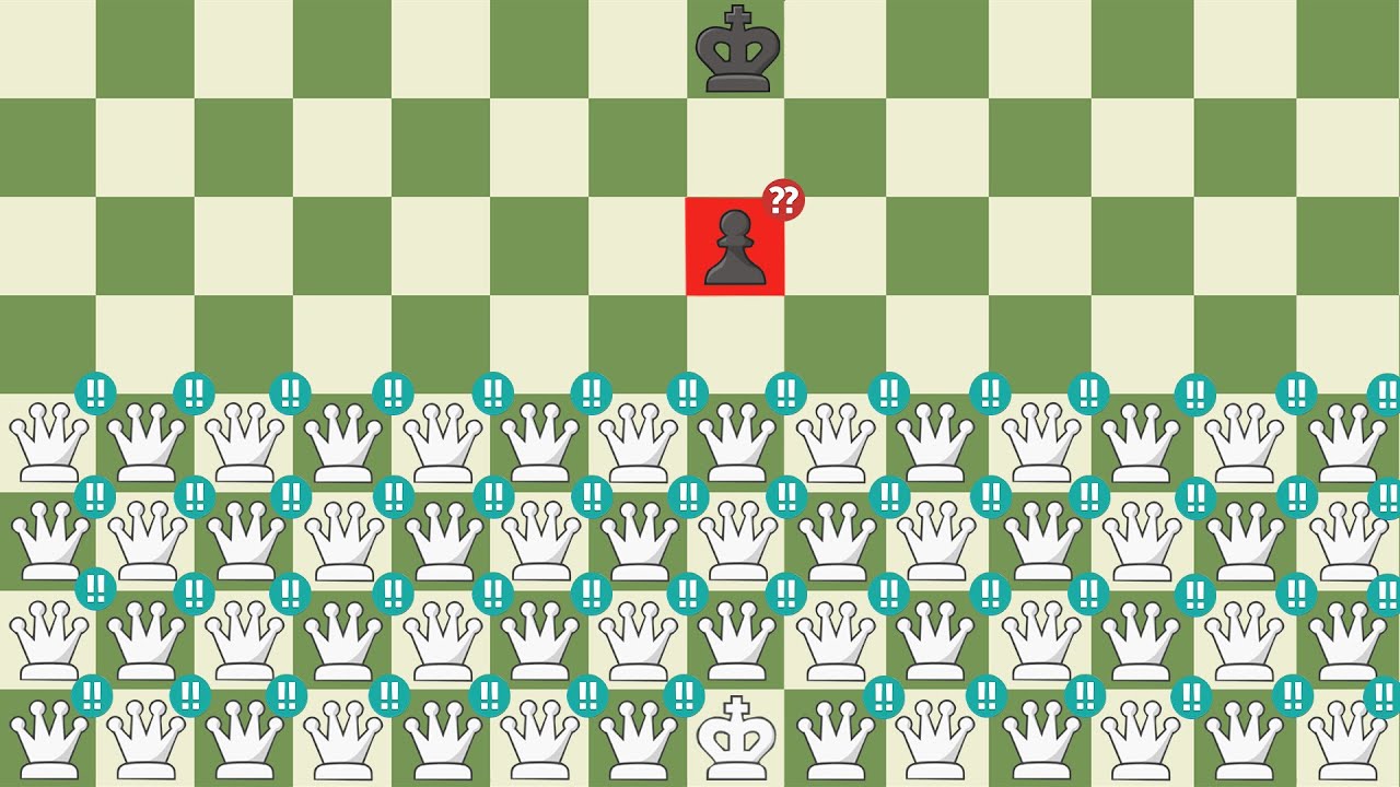 50 QUEENS vs 1 PAWN | Chess Memes #21