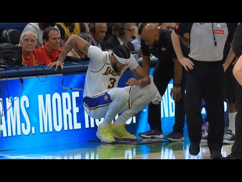 Anthony Davis in pain and can hardly walk after back injury in final game of season