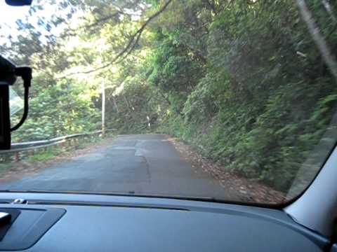 Driving the windy road up Da Syue Shan (Big Snow Mountain)