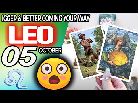 Leo โ๏ธ๐ณ๐ชBIGGER & BETTER COMING YOUR WAYโ๏ธ๐ฐ horoscope for today OCTOBER 5 2024 โ๏ธ #leo tarot OCTOBER