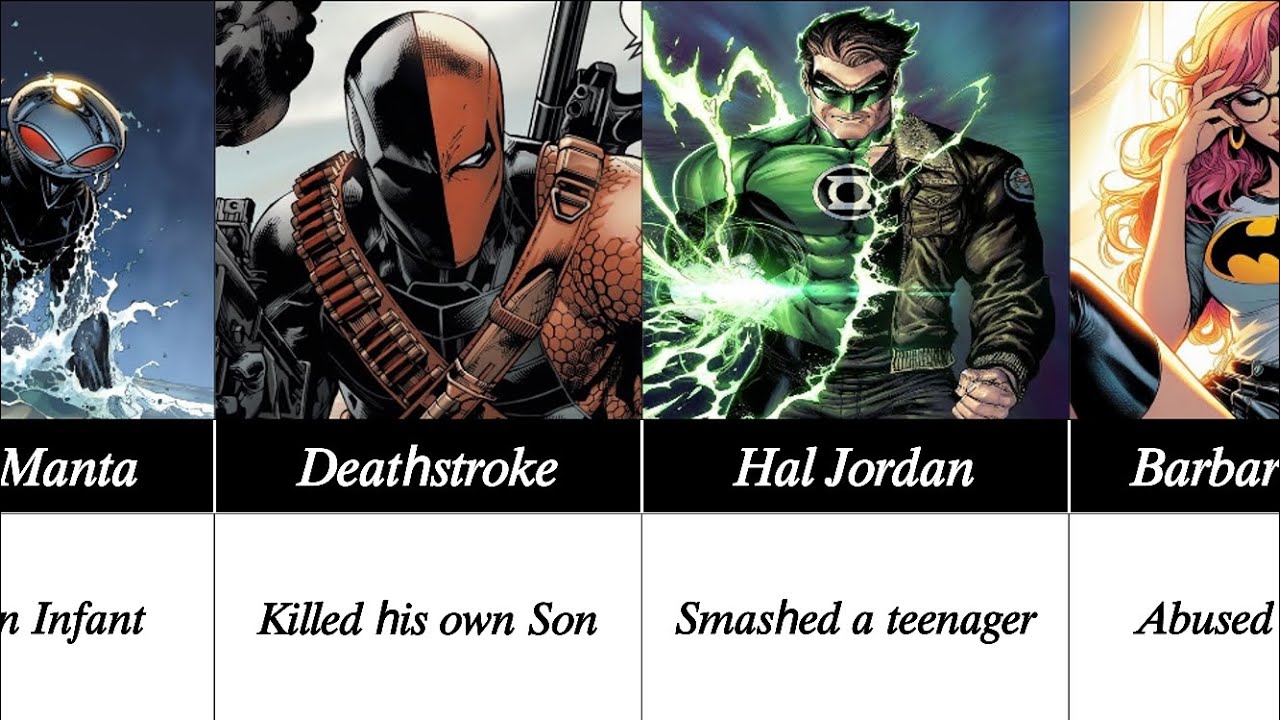 Messed up things that happened in DC comics