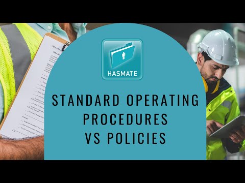 Standard Operating Procedures vs Policies - what's the difference?
