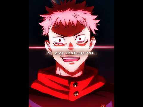"I'LL KICK YOUR ASS FOR.."💀 // JUJUTSU KAISEN SUKUNA AND ITADORI EDIT #jujutsukaisen #edit #shorts