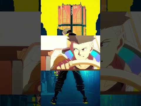 Lucy tells David knock knock joke #anime #cyberpunk #meme #gta