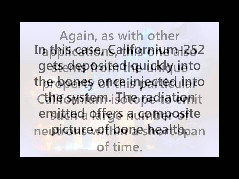 How to Use Californium 252