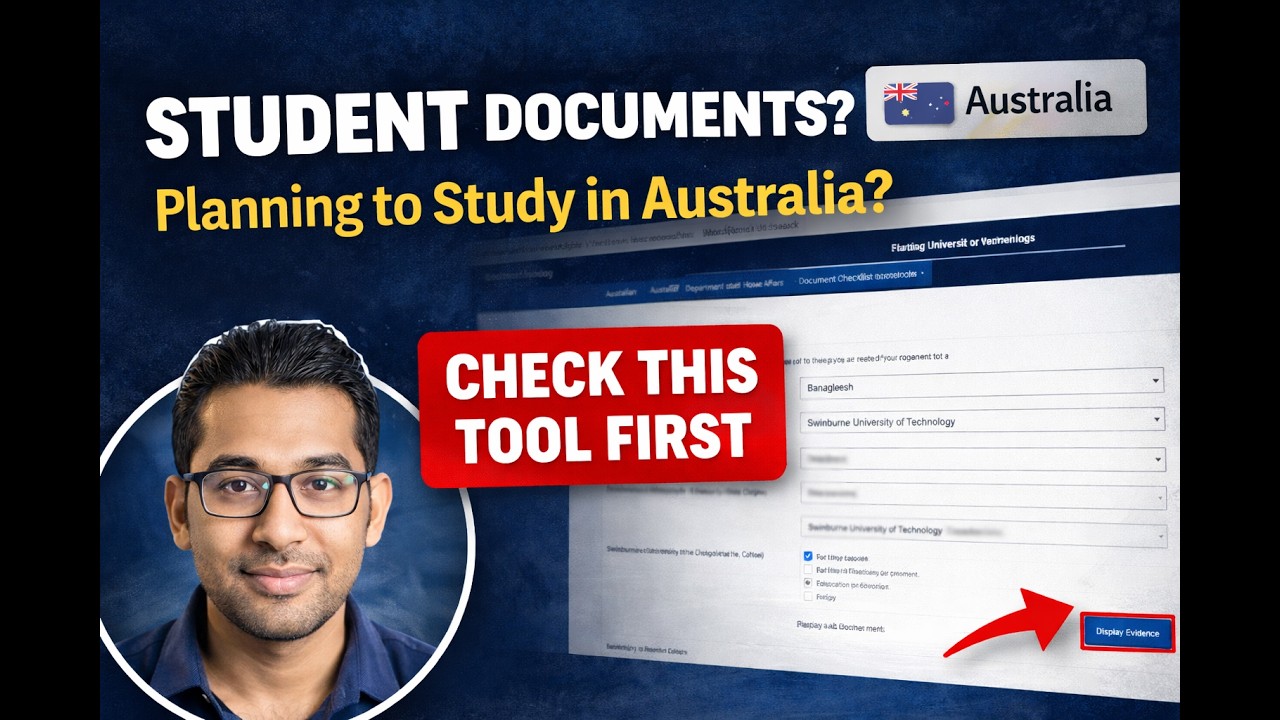 How to Use the Document Checklist Tool for Australian Student Visa (Step-by-Step Guide)