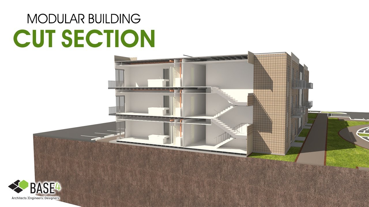 Modular Building Cut Section