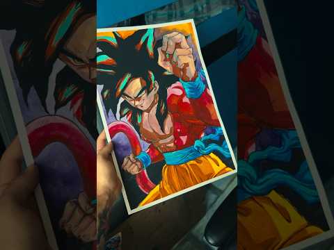 You’re not beating’ Goku tho😵💫 #art #drawing #artistportrait