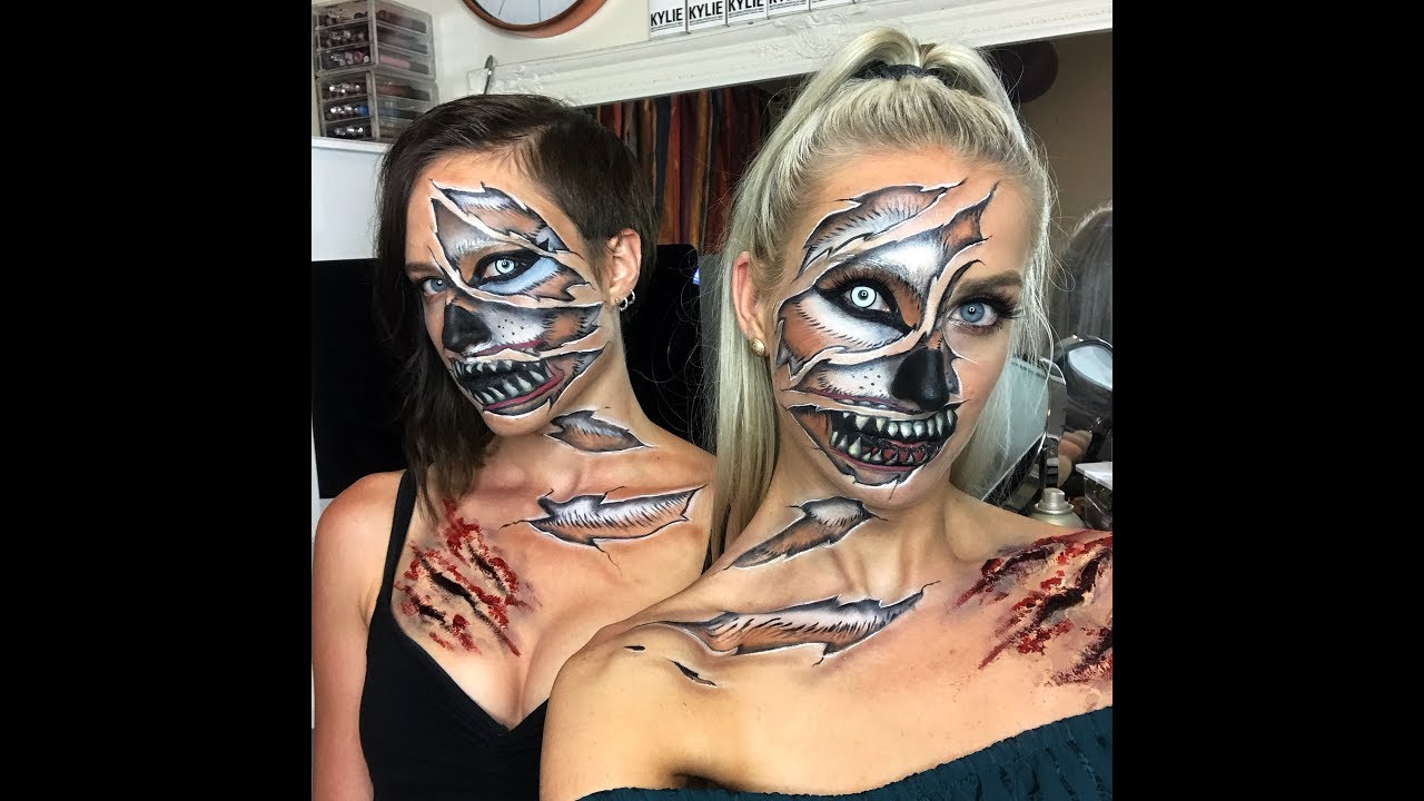 MUTATED WAREWOLF! SFX Halloween Tutorial