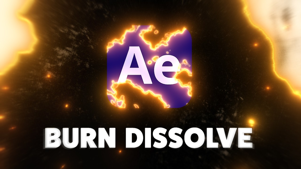 Dissolve ANYTHING with Glowing Fire in After Effects!
